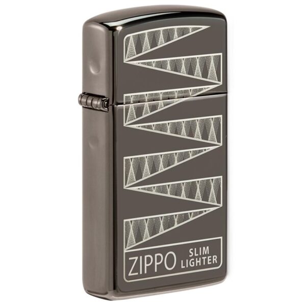 Zippo Slim Black Ice 65th Anniversary Collectible - 49709 - Bật lửa ...